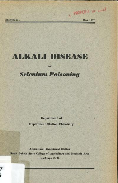 Alkali disease or selenium poisoning | ECHOcommunity.org