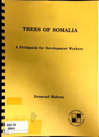 Trees of Somalia: A Fieldguide for Development Workers | ECHOcommunity.org