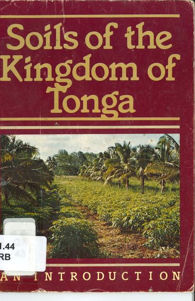 Soils of the Kingdom of Tonga: An Introduction | ECHOcommunity.org