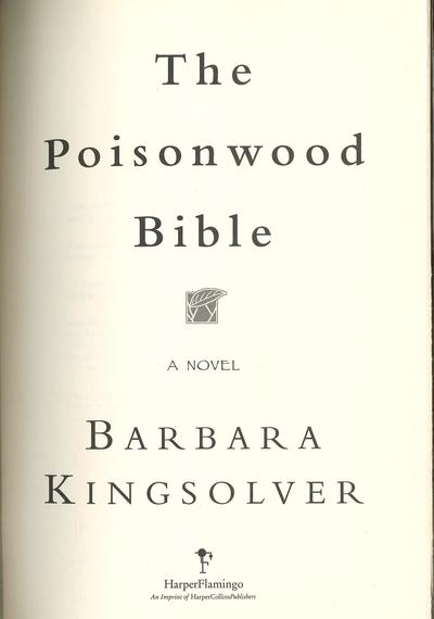 The Poisonwood Bible: A Novel | ECHOcommunity.org