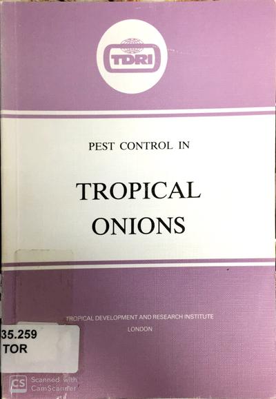 Pest Control in Tropical Onions | ECHOcommunity.org