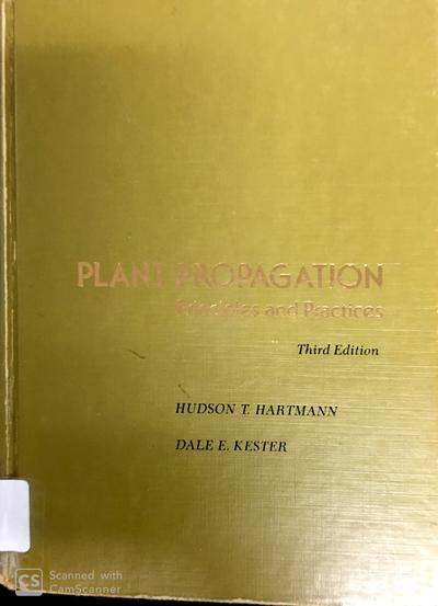 Plant propagation; principles and practices | ECHOcommunity.org
