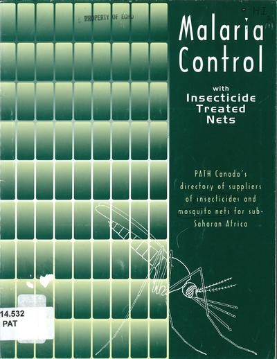 Malaria Control with Insecticide Treated Nets for Saharan Africa ...