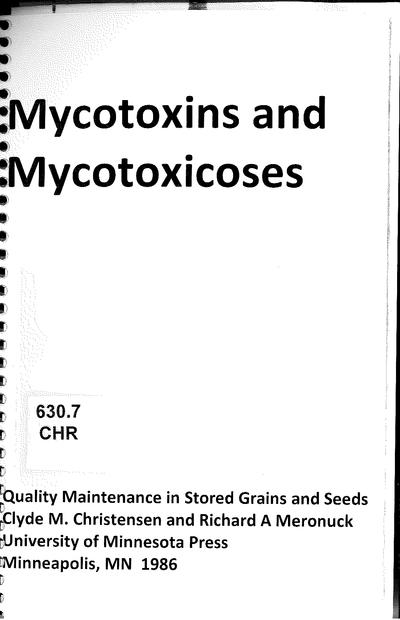 Mycotoxins and Mycotoxicoses | ECHOcommunity.org
