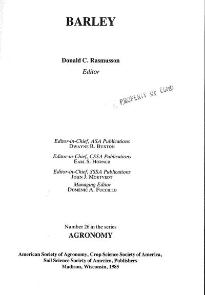 Barley | ECHOcommunity.org