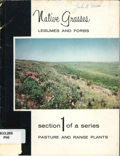 Native Grasses Legumes and Forbs, Section 1 | ECHOcommunity.org
