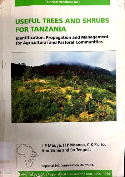 Useful Trees and Shrubs for Tanzania: Identification, Propagation, and ...