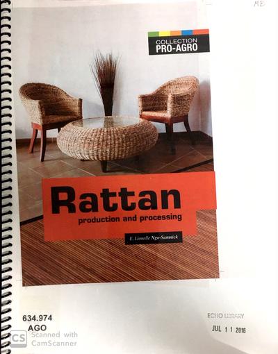 Rattan: Production and Processing | ECHOcommunity.org