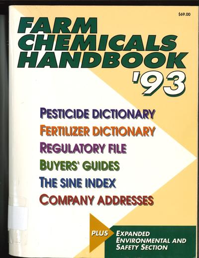 Farm chemicals '93 | ECHOcommunity.org