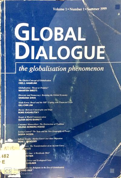Global Dialogue The globalisation phenomenon | ECHOcommunity.org