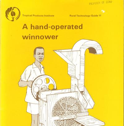 A hand-operated winnower | ECHOcommunity.org