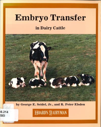 Embryo Transfer in Dairy Cattle | ECHOcommunity.org
