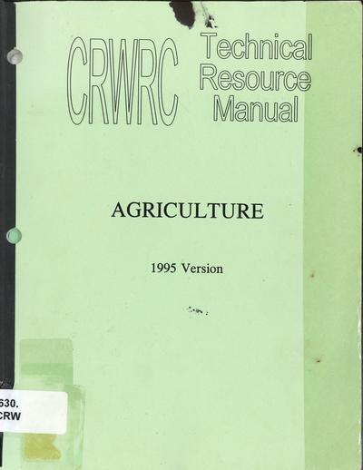 Agricultural: Technical resource manual | ECHOcommunity.org