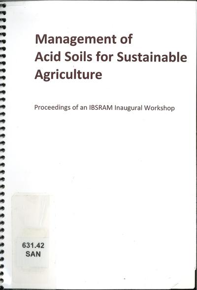 Management of acid soils for sustainable agriculture | ECHOcommunity.org