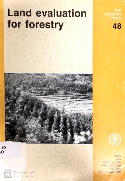 Land Evaluation for Forestry | ECHOcommunity.org