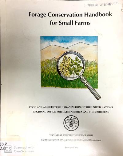 Forage conservation handbook for small farms | ECHOcommunity.org