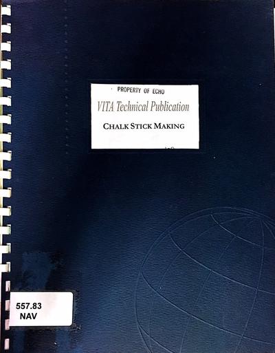 Chalk Stick Making | ECHOcommunity.org