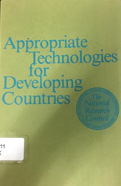 Appropriate Technologies for Developing Countries | ECHOcommunity.org