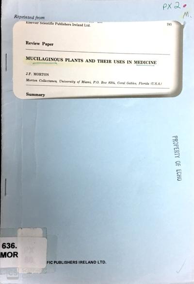 Mucilaginous Plants and Their Uses in Medicine | ECHOcommunity.org