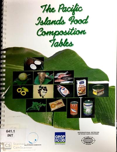 The Pacific Islands Food Composition Tables | ECHOcommunity.org
