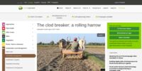 The Clod Breaker: A Rolling Harrow - Video | ECHOcommunity.org