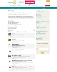 Practical Action Resources - Beekeeping | ECHOcommunity.org
