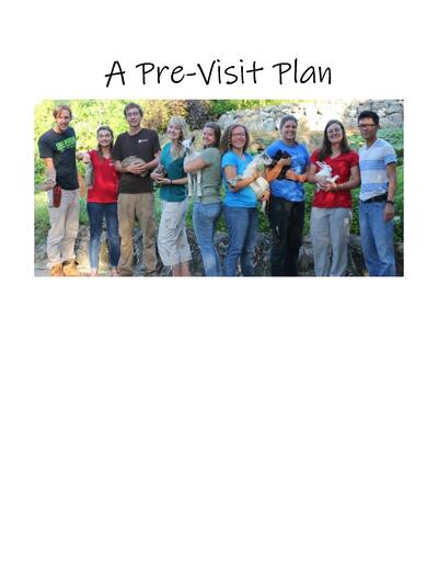 A Pre-Visit Plan -- Please discuss this very important information with ...
